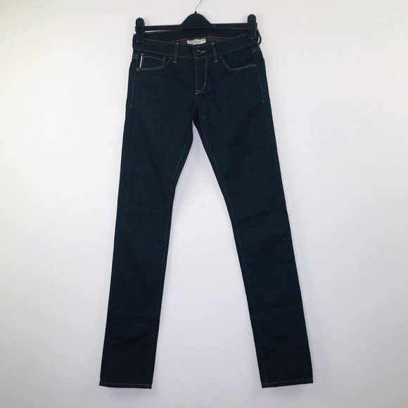 Blue | Jeans | Raleigh Denim Womens 24 Jeans Boycut White Oak Dark Wash ...